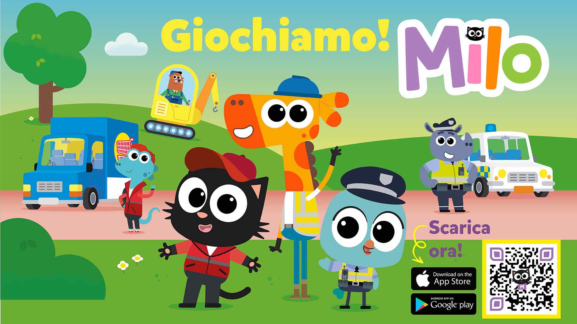 Milo celebra la primavera con l'uovo di Pasqua e l'app